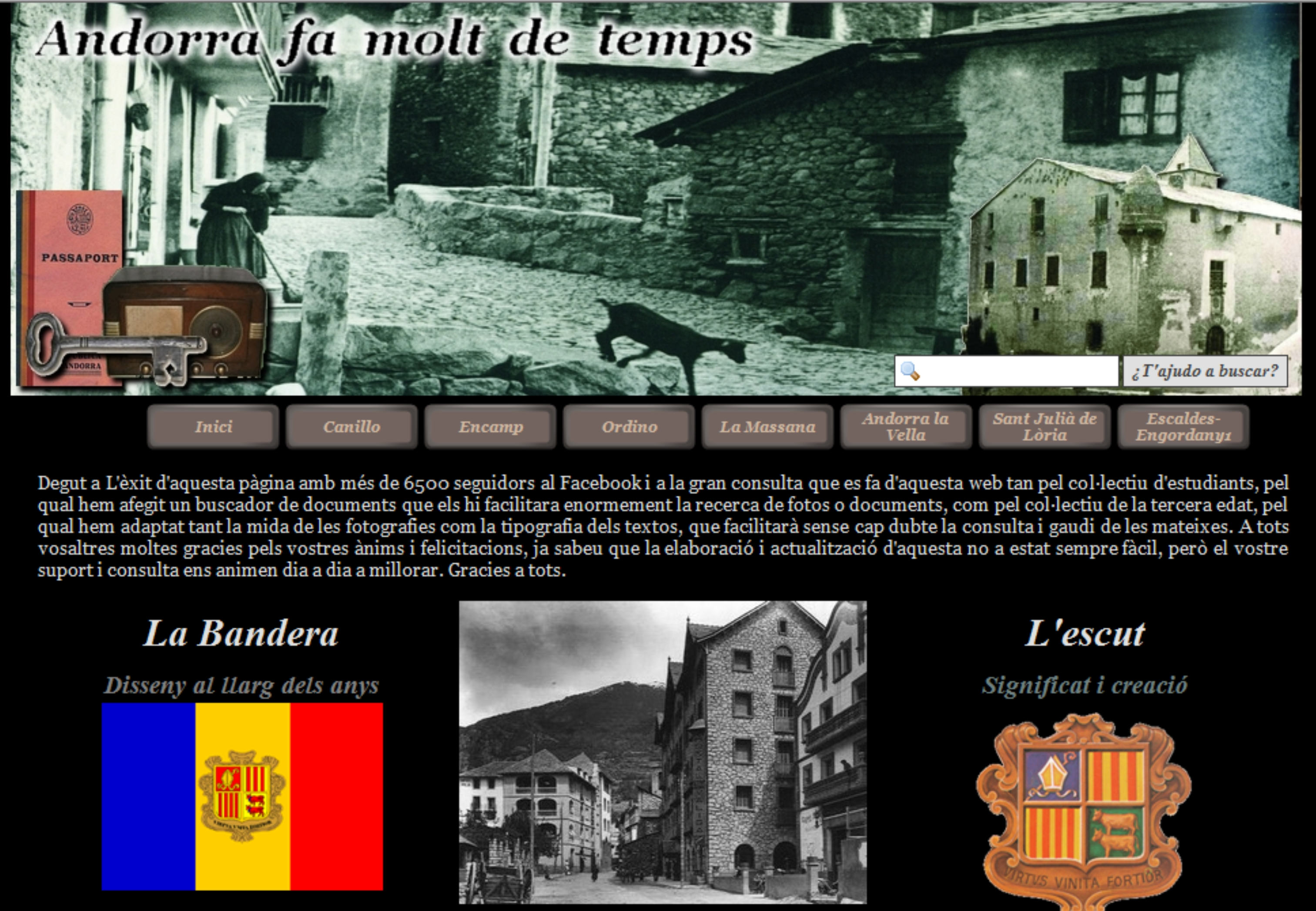 La història d'Andorra amb fotos. - El Coprincipat d'Andorra ara fa molt ...